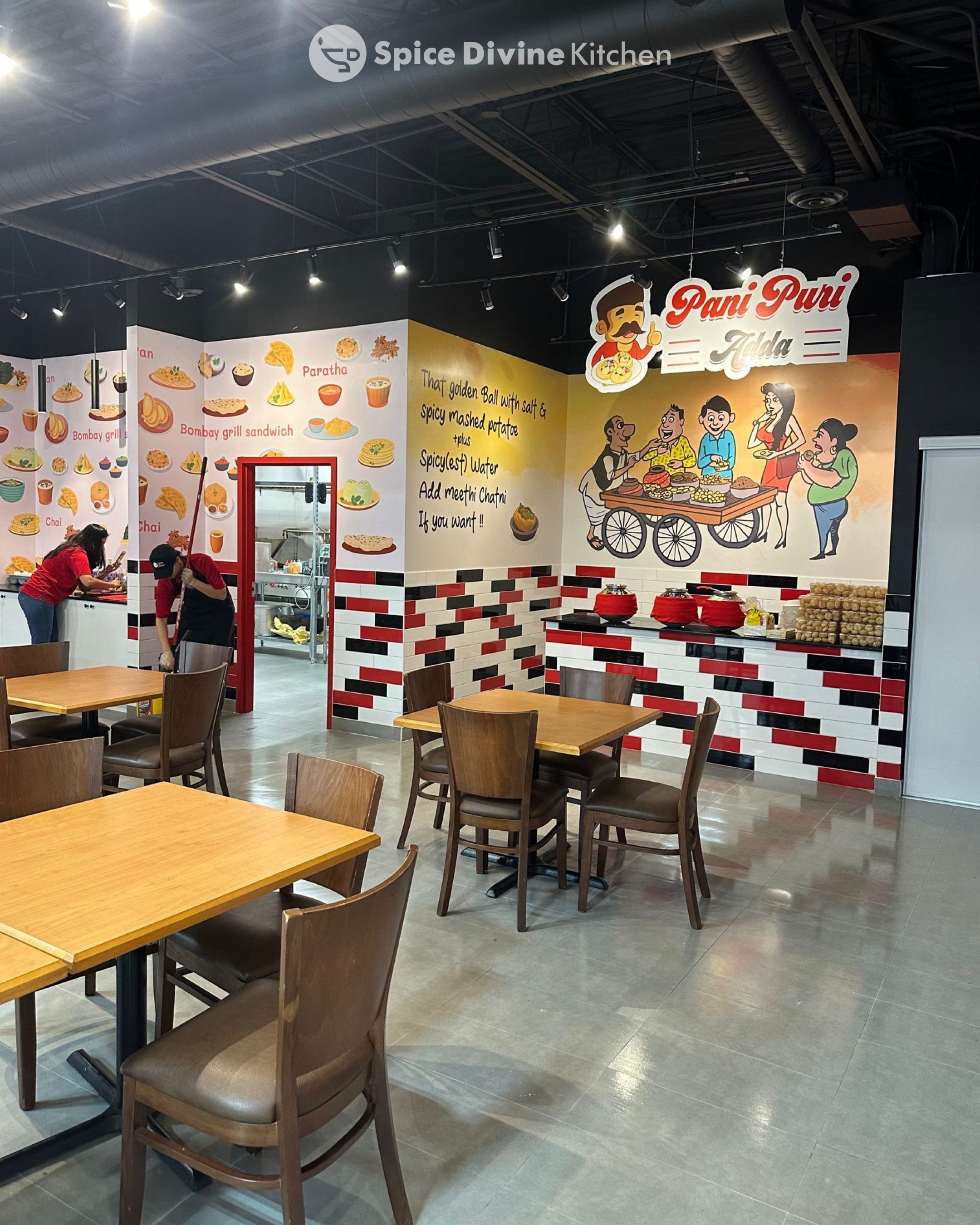 Spice Divine Kitchen Inside