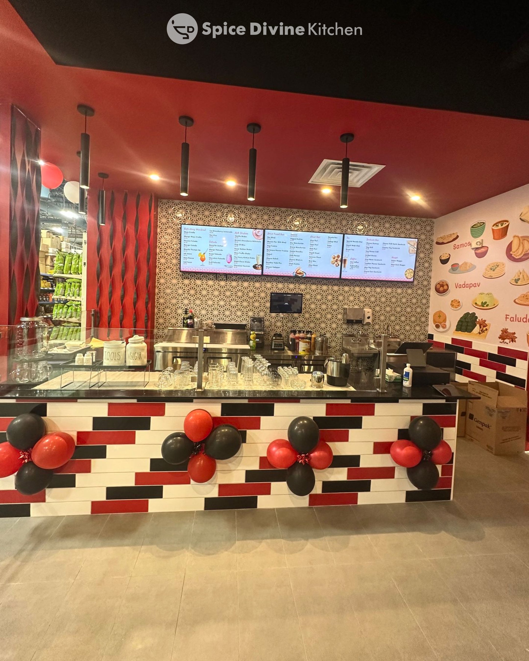 Spice Divine kitchen Inside